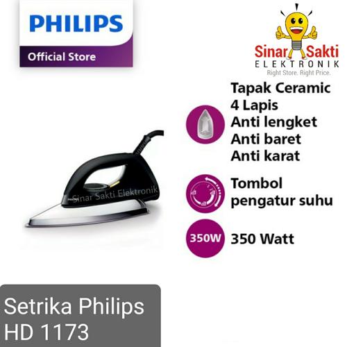 Jual Setrika Philips HD 1173 HD1173 Promo Malang Gosokan Strika ...