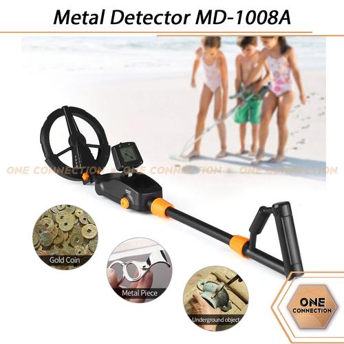 Jual Metal Detector Underground Alat Deteksi Logam Emas Perak MD-1008A ...