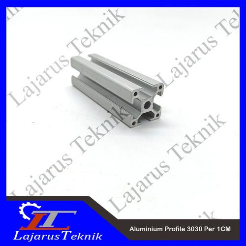 Jual Profil aluminium 3030 T slot Silver 30 series Profile frame ...
