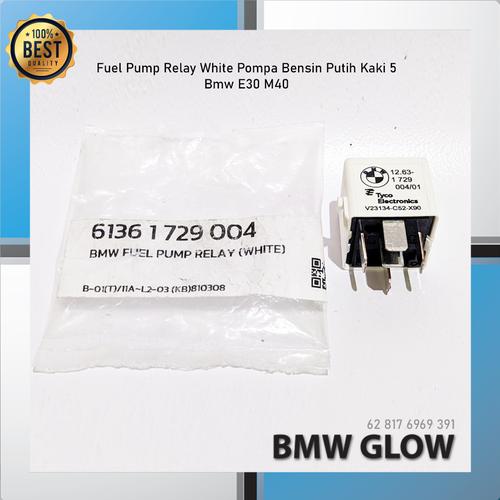 Jual Fuel Pump Relay Pompa Bensin Putih Kaki 5 Bmw E30 M40 61361729004 ...