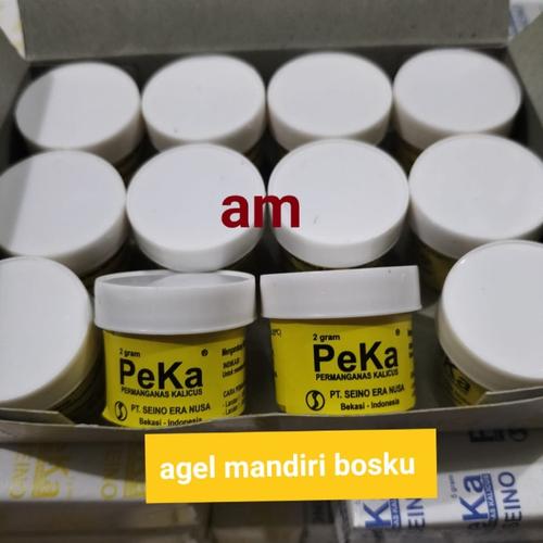 Jual serbuk PK ( PEKA)2gr/obat kulit permanganas kalicus/serbuk PK ...