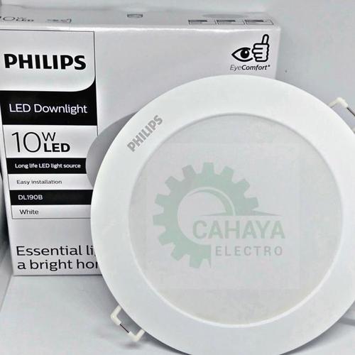 Jual Lampu downlight Led philips 12watt 12 w 6500k PUTIH 59264 ERIDANI ...