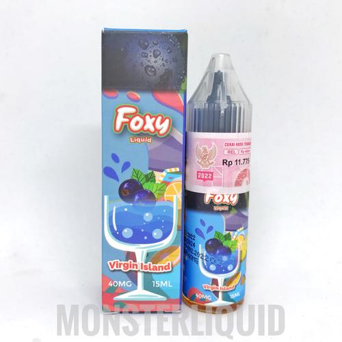 Jual [ SALT NIC ] FOXY VIRGIN ISLAND BLUEBERRY BY INDOBREW 40MG 15ML ...