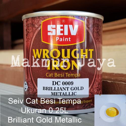 Jual Seiv 250 mL DC 0009 Brilliant Gold Metallic Emas Cat Besi Tempa ...