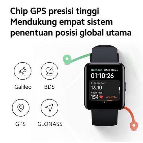 Jual Jam Tangan GPS Pintar Pendeteksi Pengukur Detak Jantung Waterproof ...