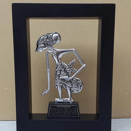 Jual Souvenir dan Plakat Wayang Perak Pajangan Dinding Wayang Yudistira ...