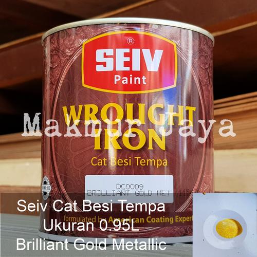 Jual Seiv 1L DC 0009 Brilliant Gold Metallic Emas Cat Besi Tempa Kayu ...