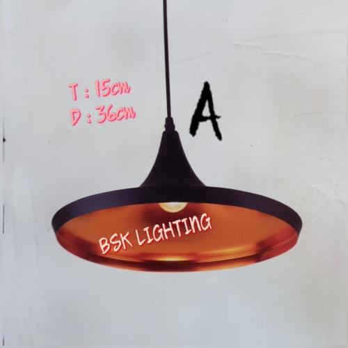 Jual LAMPU GANTUNG CAFE/LAMPU VINTAGE/LAMPU CORONG - D - Jakarta Pusat ...