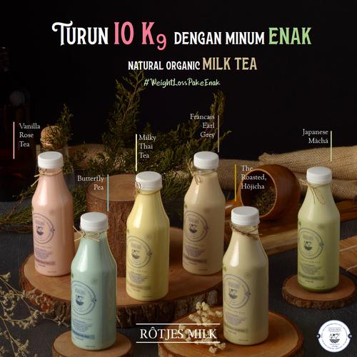 Jual Rotjes Milk Healthy Low Fat Diet Milk Tea - Roasted Hojicha ...