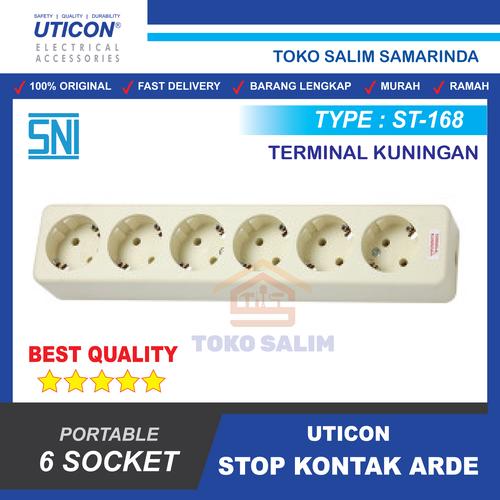 Jual Stop Kontak Arde Kuningan SNI UTICON - 6 lubang - Kota Samarinda ...