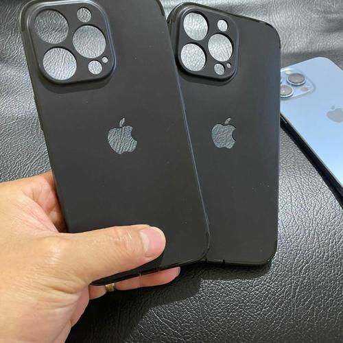 Jual iPhone 11 12 13 Pro Max mini Premium Soft ULTRA THIN Black Case ...