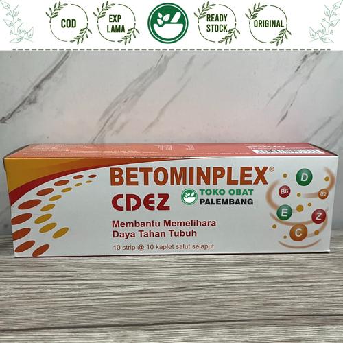 Promo 1 BOX BETOMINPLEX CDEZ 100 KAPLET VITAMIN C D E B2 B12 ZINC ARTO ...