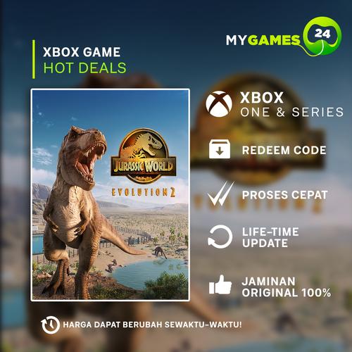 Jual Jurassic World Evolution 2 Xbox one series X|S redeem code - Code ...