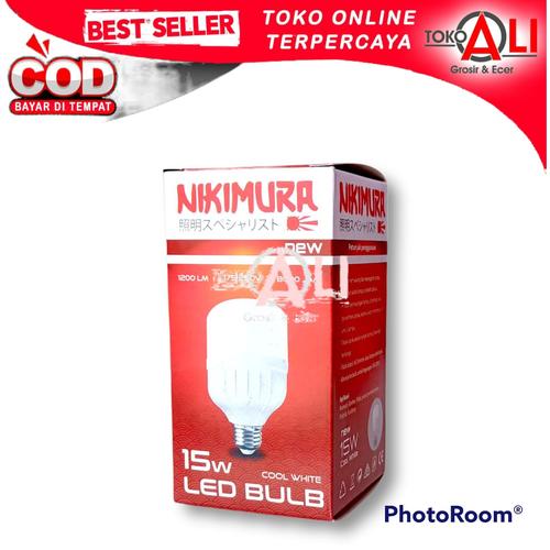 Jual Lampu bohlam led NIKIMURA 15W cool white lampu led - Kab ...