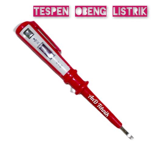 Jual TESPEN OBENG LISTRIK CEK ARUS TESPEN AC / TESPEN VOLTAGE TESTER ...