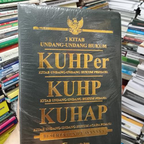 Jual BUKU 3 KITAB KUHPER KUHP DAN KUHAP BESERTA PENJELASANNYA ORIGINAL - Jakarta Pusat - tb ...