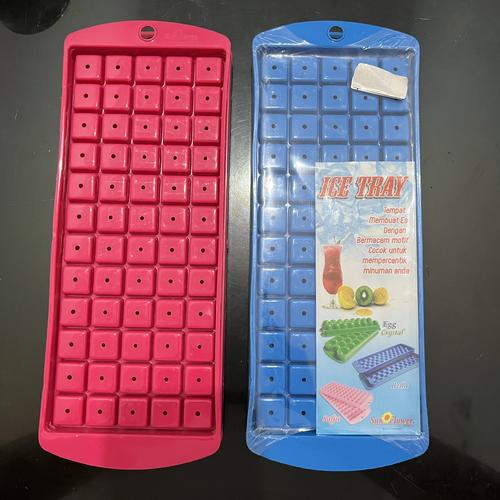 Jual Ice tray / Cetakan Es Batu Kotak Plastik Sunflower Salju - Merah ...