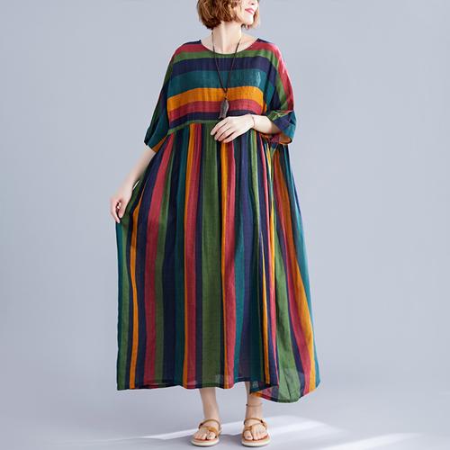Jual RAINBOW CHEONGSAM DRESS - PREMIUM HK BIG SIZE QIBAO CHEONGSAM ...