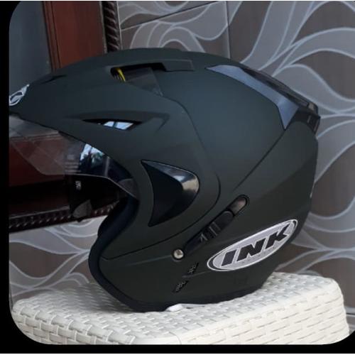 Jual HELM INK REPLIKA T1 DOUBLE VISOR WARNA HITAM DOF - Kota Surabaya ...