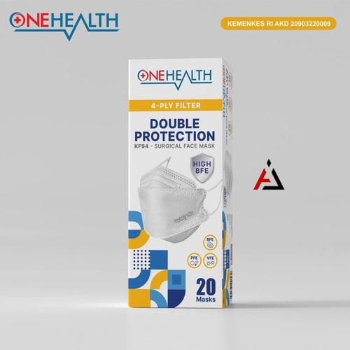 Jual Masker Medis KF94 Onehealth 4 Ply Per Box isi 20 Pcs / Surgical ...