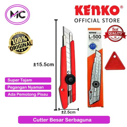 Jual Cutter Besar Kenko L500 Pemotong Kertas plastik Kain Pisau Kater ...