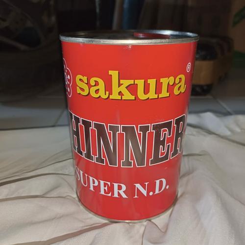 Jual THINNER SAKURA ND MERAH 0,7 LITER - 1 KG TINER PENGENCER CAT - Kab ...