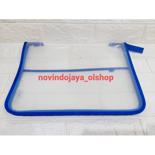 Jual MAP ZIPPER BAG / MAP PLASTIK 2828C TOPLA 5 WARNA TERMURAH - Biru ...