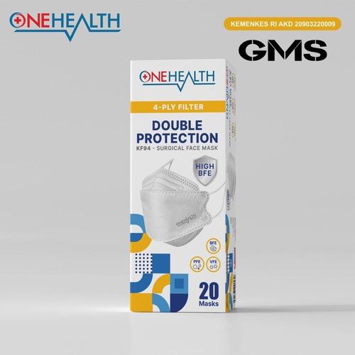 Jual Masker Medis KF94 Onehealth 4 Ply Per Box isi 20 Pcs / Surgical ...