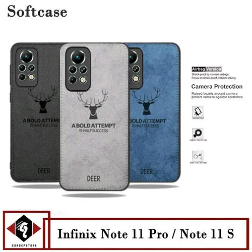 Jual Case Deer Infinix Note 11 Pro / Note 11S Softcase Slim Armor - Abu ...