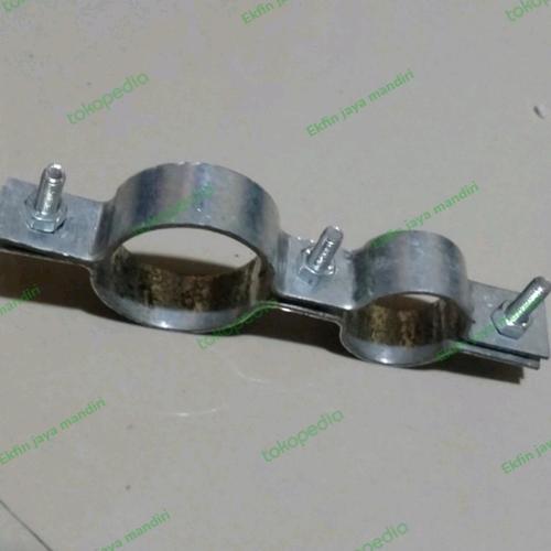 Jual klem double 1/2 x 1/2 inch Plat galvanis - Jakarta Pusat ...