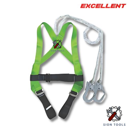 Jual EXCELLENT SAFETY BELT FULL BODY DOUBLE HOOK / BODY HARNESS BIG ...
