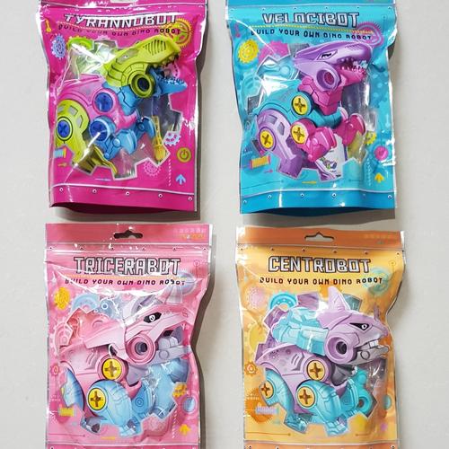 Jual Mainan DIY Rakit Dinosaurus Rhino Toys Build Your Own Dino Robot ...
