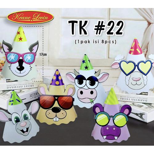 Jual topi kerucut ulang tahun happy birthday ultah bday hbd animal ...