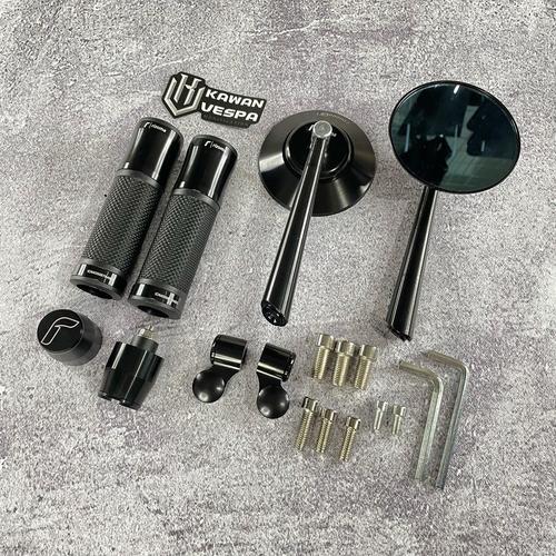 Jual Spion Retro Classic Rizoma Black CNC Vespa Sprint Primavera S LX ...