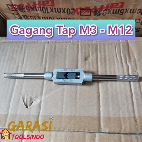 Jual gagang tap no 4 ukuran M3 - M12 handle tapping handel tap balik ...