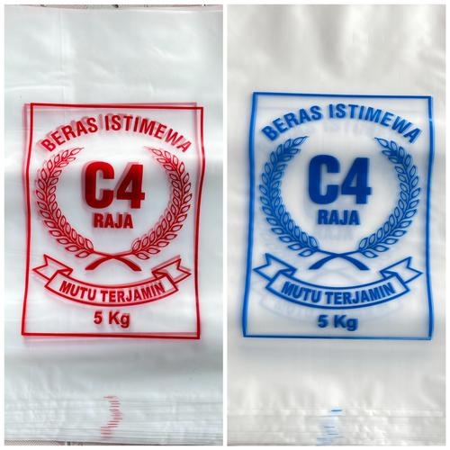 Jual Plastik Beras 5 kg C4 Raja (isi 100 lembar) - C4 Hijau 5 KG - Kota ...