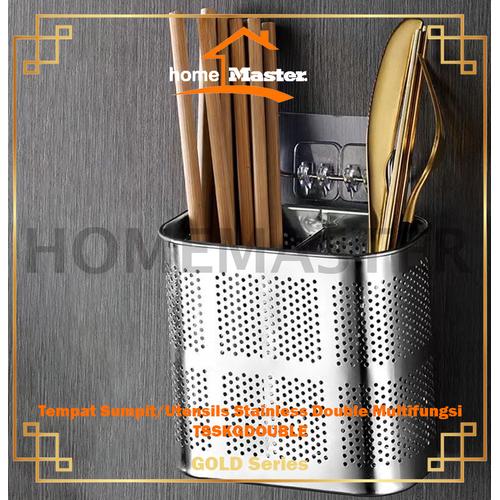 Jual Tempat Sendok/ Sumpit Stainless Gantung TSSKG Double TSSKGDouble ...
