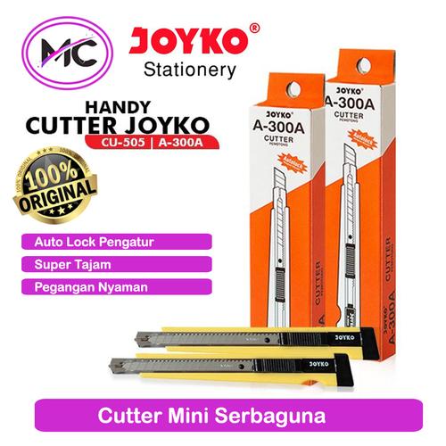 Jual Cutter Kecil Mini Joyko A300 Kater Pisau Potong Kertas Plastik ...