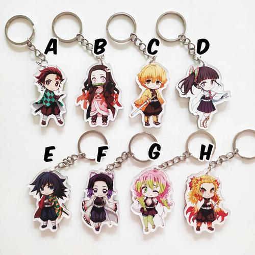 Jual Keychain Anime Kimetsu no Yaiba 2 / Demon Slayer Merchandise - H ...
