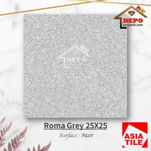 Jual Asia Tile Roma Grey 25x25 Kw1 Keramik Lantai Kamar Mandi - Jakarta ...