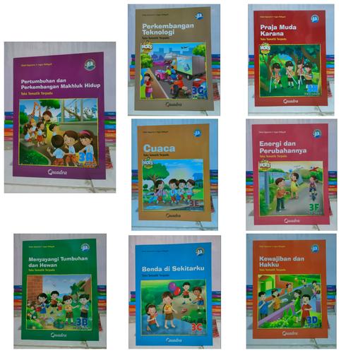 Jual Buku Teks Tematik Terpadu 3A 3B 3C 3D 3E 3F 3G 3H Revisi Quadra ...