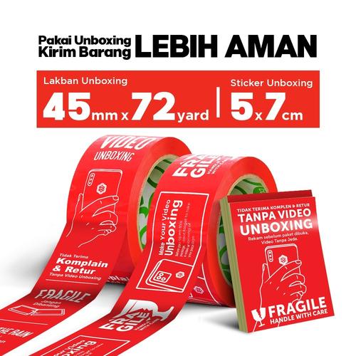 Jual Stiker Unboxing/Label Video Unboxing/Sticker Unboxing Label ...