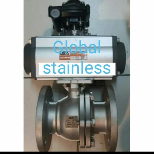 Jual Ball valve actuator flange 2"inch + Limit switch + Solenoid ...