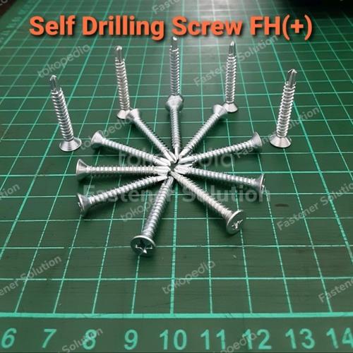 Jual SDS Screw / Sekrup 10x19 mm Fh(+) GRC Kalsiboard isi 150 Pcs ...