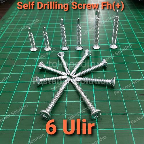 Jual SDS Screw Sekrup GRC 8X32 mm Kalsiboard 6 ulir isi 100 Pcs - Kota ...