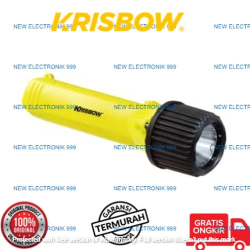 Jual KRISBOW SENTER EXPLOSION PROOF HANDHELD 4XAA LED FLASHLIGHT ...