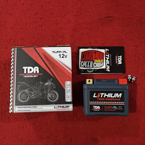 Jual Aki Motor TDR Lithium Iron Phosphate LiFePO4 Battery TLFP-7L 12V ...