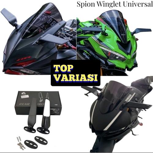 Jual SPION STEALTH WINGLET FULL CNC DI FAIRING NMAC PCX LEXI AEROX XMAX ...
