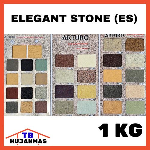 Jual ARTURO Cat Tembok Dinding Texture Elegant Stone (ES) 1 KG Teksture ...