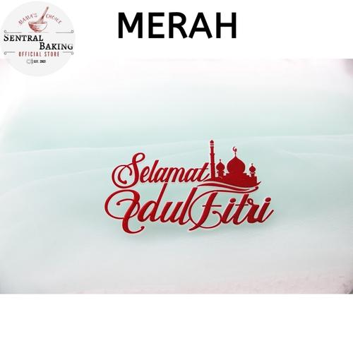 Jual Topper Cake Tempel Selamat Idul Fitri (TB29) / Toppers Lebaran ...
